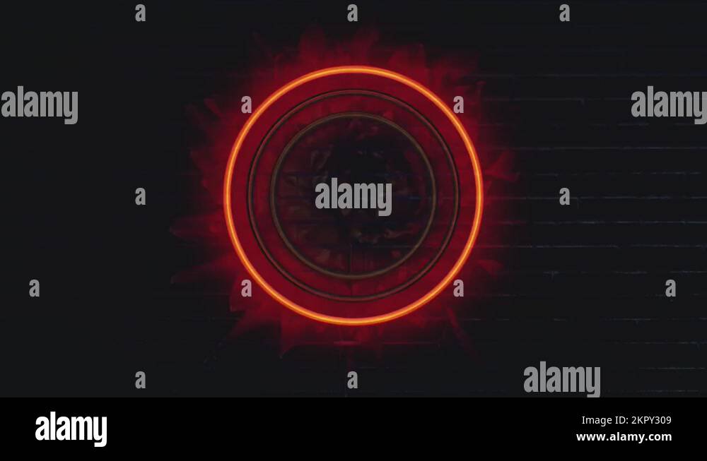 neon animated sign Stock Video Footage - Alamy