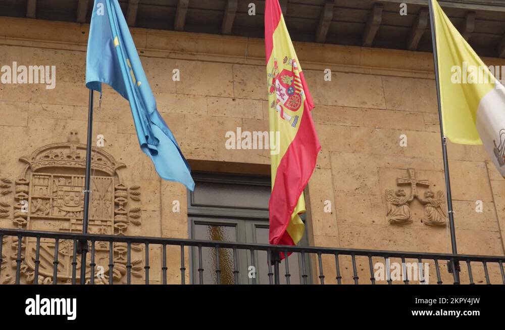 Flags on ancient building Stock Videos & Footage - HD and 4K Video ...