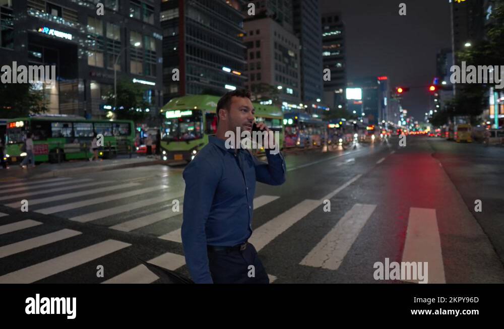 Man walking on zebra crossing Stock Videos & Footage - HD and 4K Video ...