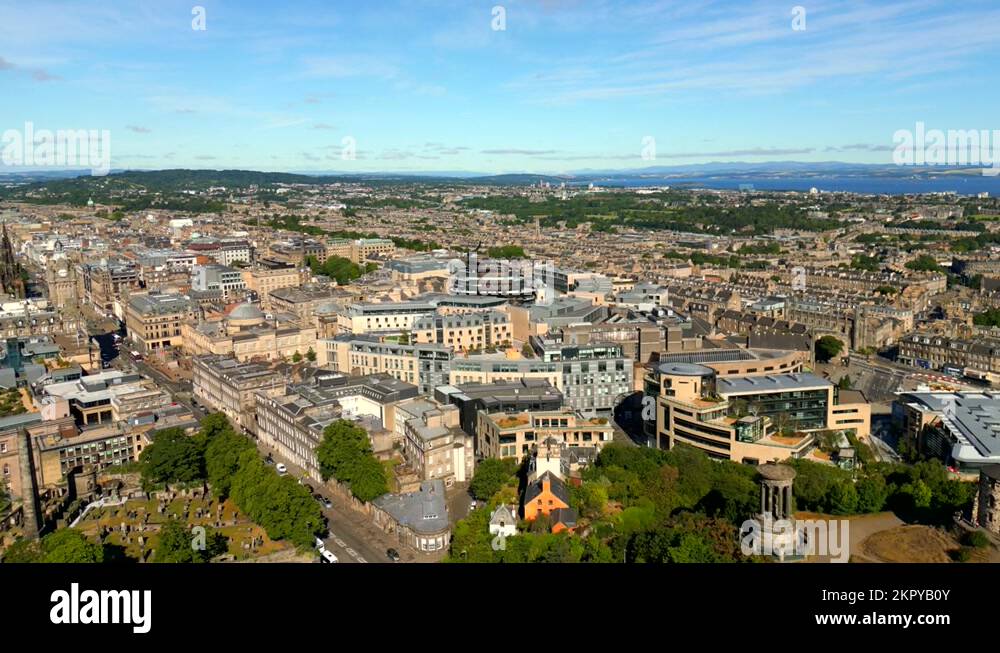 Edinburgh new town aerial Stock Videos & Footage - HD and 4K Video ...