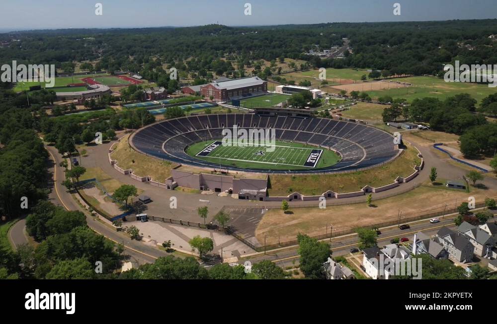 Yale Bowl football stadium at Yale University in New Haven, Connecticut ...