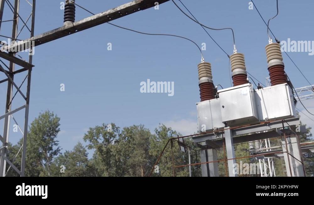 Capacitor Voltage Transformer Stock Videos And Footage Hd And 4k Video Clips Alamy