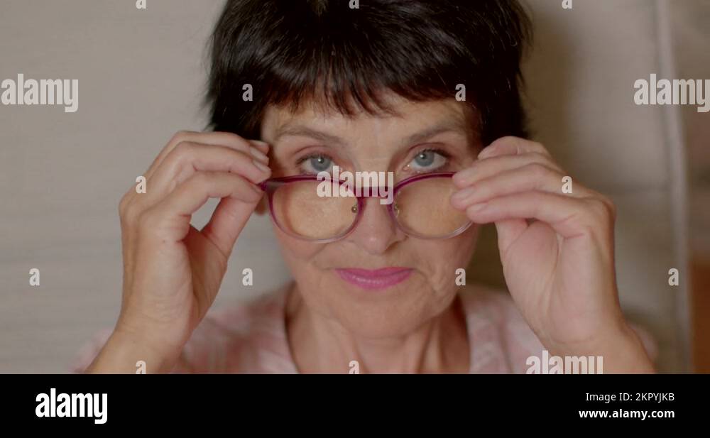 Grandmother smiling glasses Stock Videos & Footage - HD and 4K Video ...