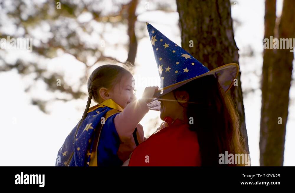 Childhood dreams, fantasies to become wizard, Child plays with his ...