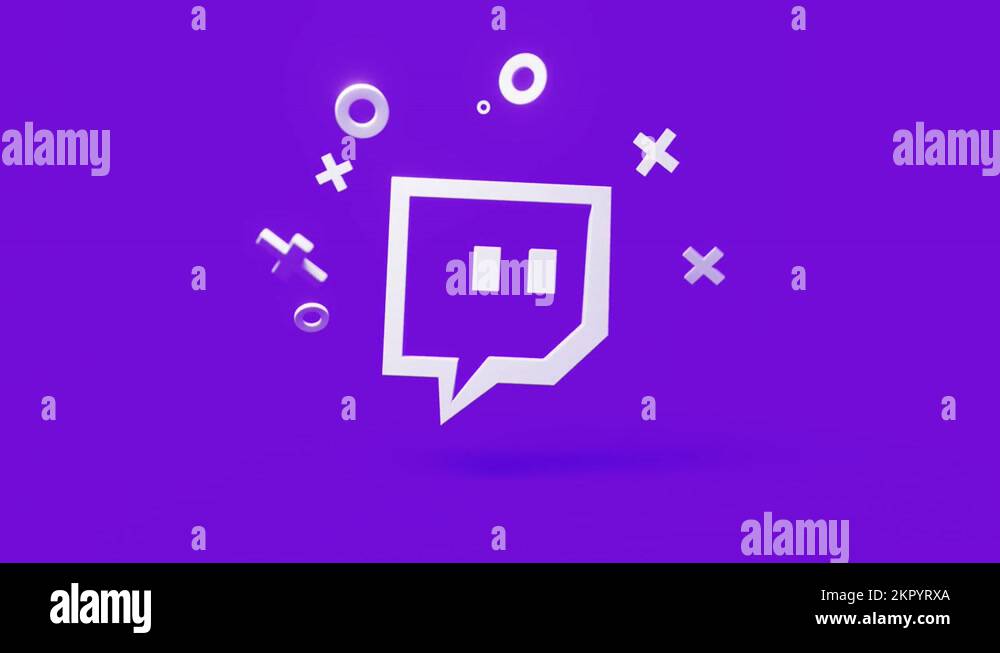 Twitch logo icon Stock Videos & Footage - HD and 4K Video Clips - Alamy