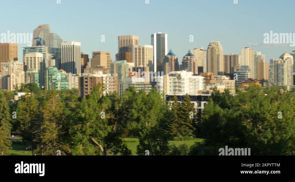 Calgary skyline in alberta Stock Videos & Footage - HD and 4K Video ...
