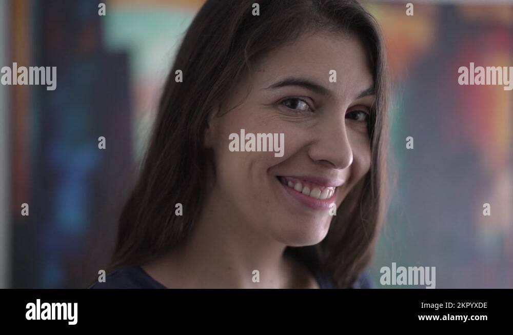 Happy woman face 30s Stock Videos & Footage - HD and 4K Video Clips - Alamy