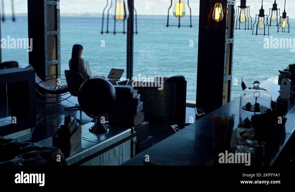 Using computer rear view business Stock Videos & Footage - HD and 4K ...