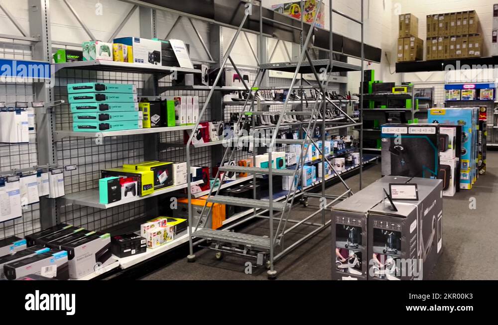 Retail shop interior ladder Stock Videos & Footage - HD and 4K Video ...