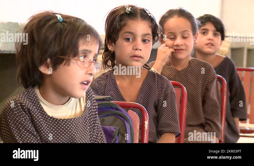 girls in a school classroom Stock Video Footage - Alamy