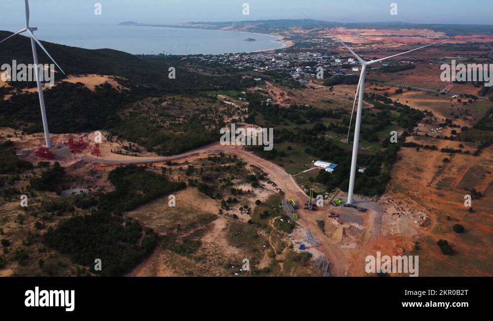 Energy advancement area in Vietnamese province, motionless wind ...