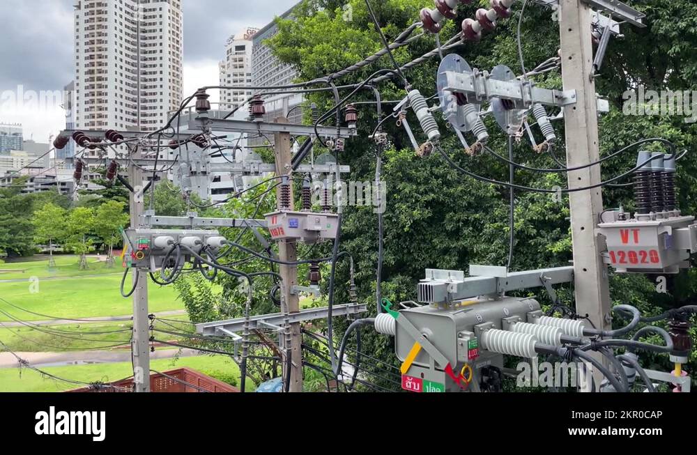 Overhead power communication wires Stock Videos & Footage - HD and 4K ...