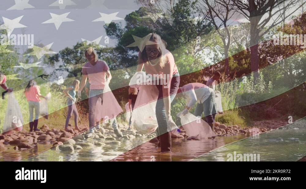 Diverse group of people american flag Stock Videos & Footage - HD and ...