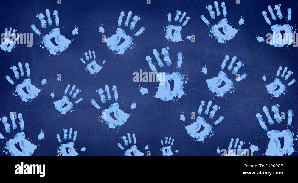 Blue handprints Stock Videos & Footage - HD and 4K Video Clips - Alamy