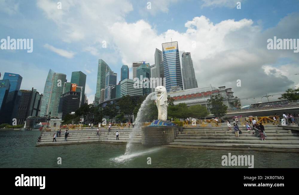 Merlion singapore front view Stock Videos & Footage - HD and 4K Video ...