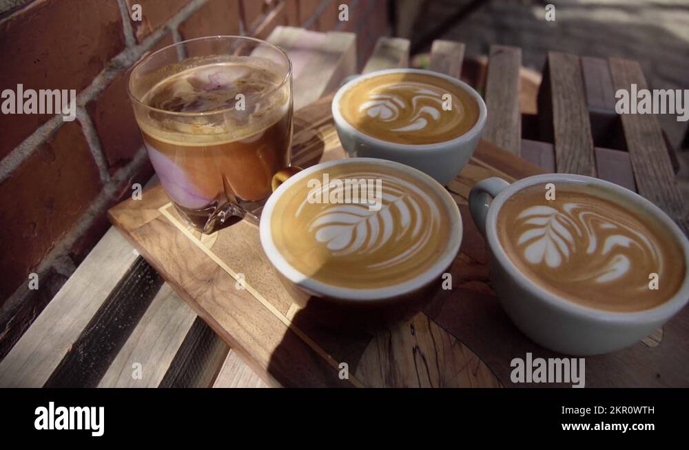 Iced coffee outside Stock Videos & Footage - HD and 4K Video Clips - Alamy