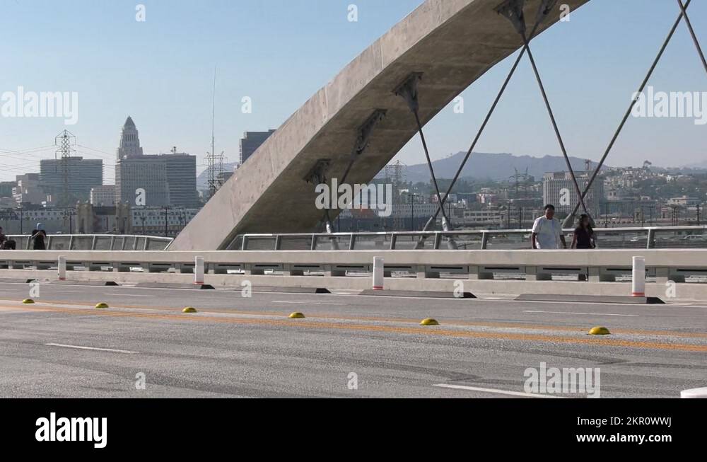 6th street bridge los angeles Stock Videos & Footage - HD and 4K Video ...