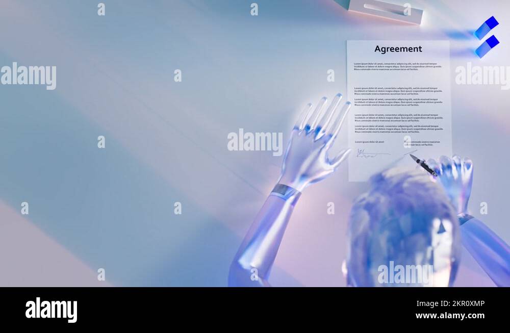 Contract signing illustration Stock Videos & Footage - HD and 4K Video ...