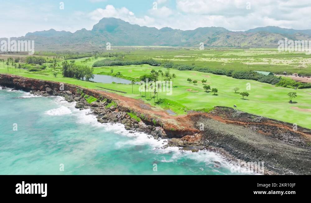 Summer landscape on sunny lands at cloudy skies, Summer sport activity ...