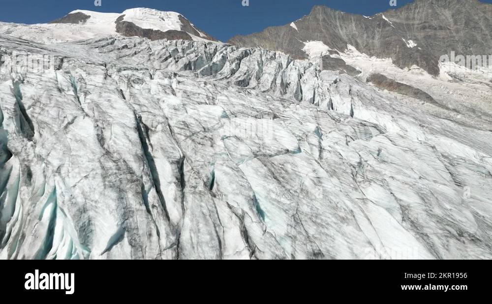Glacier Swiss melting alps mountains climate change global warming ...
