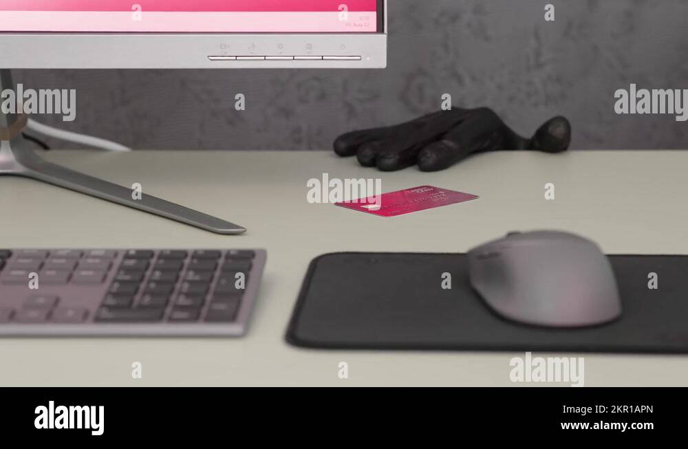 Online Thief Fraud Scammer Stealing The Credit Card 4k Stock Video ...