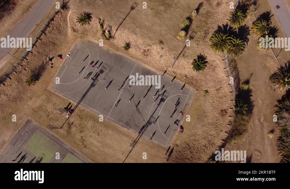 Aerial view people practicing Stock Videos & Footage - HD and 4K Video ...