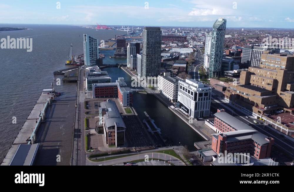 An aerial view of liverpool docks Stock Videos & Footage - HD and 4K ...