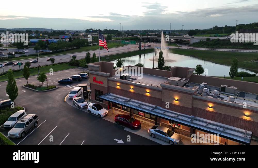 American drive thru at night Stock Videos & Footage - HD and 4K Video ...