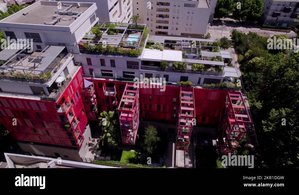 Red apartment building in Stock Videos & Footage - HD and 4K Video ...