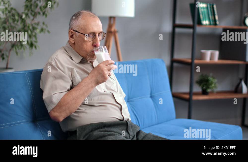 Old man drinking milk Stock Videos & Footage - HD and 4K Video Clips ...