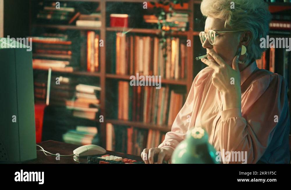 Woman smoking cigarette retro Stock Videos & Footage - HD and 4K Video ...