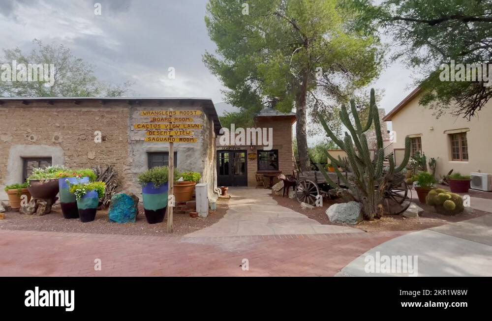Tanque Verde Ranch, Rustic old ranch adobe buildings in Tucson Arizona ...