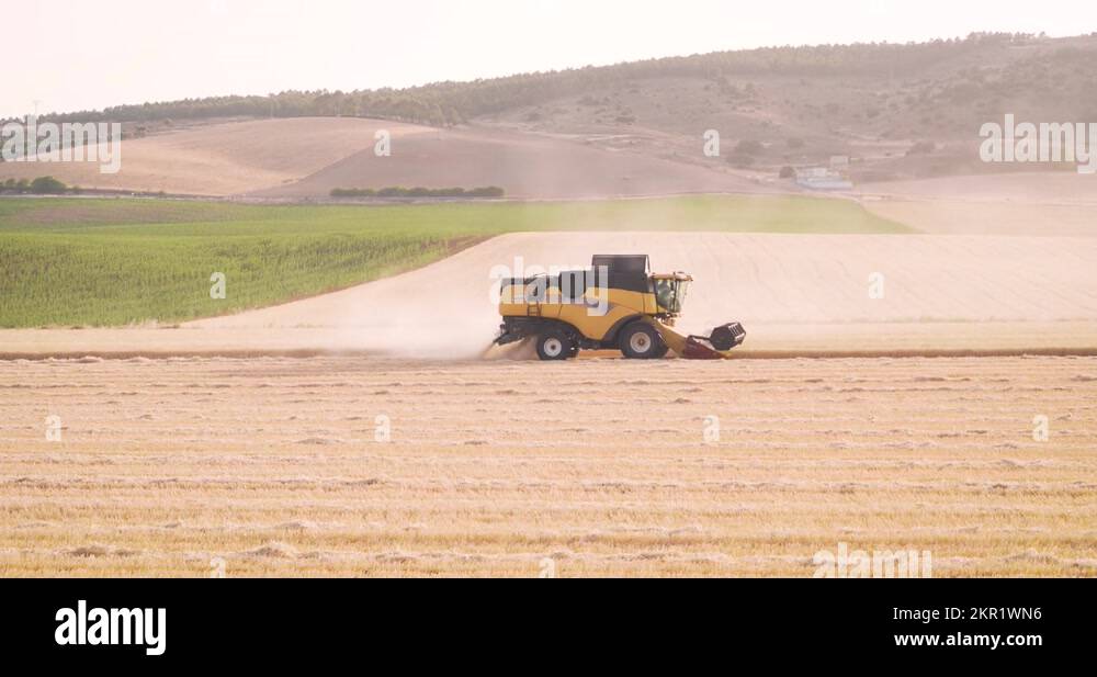 Combine harvester machines Stock Videos & Footage - HD and 4K Video ...