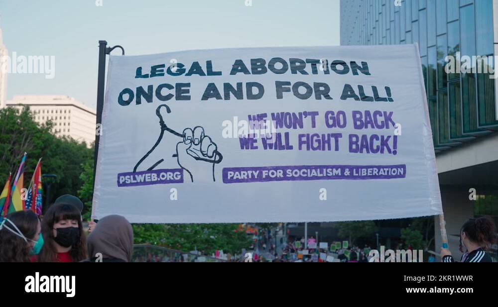 Abortion pro choice banner Stock Videos & Footage - HD and 4K Video ...