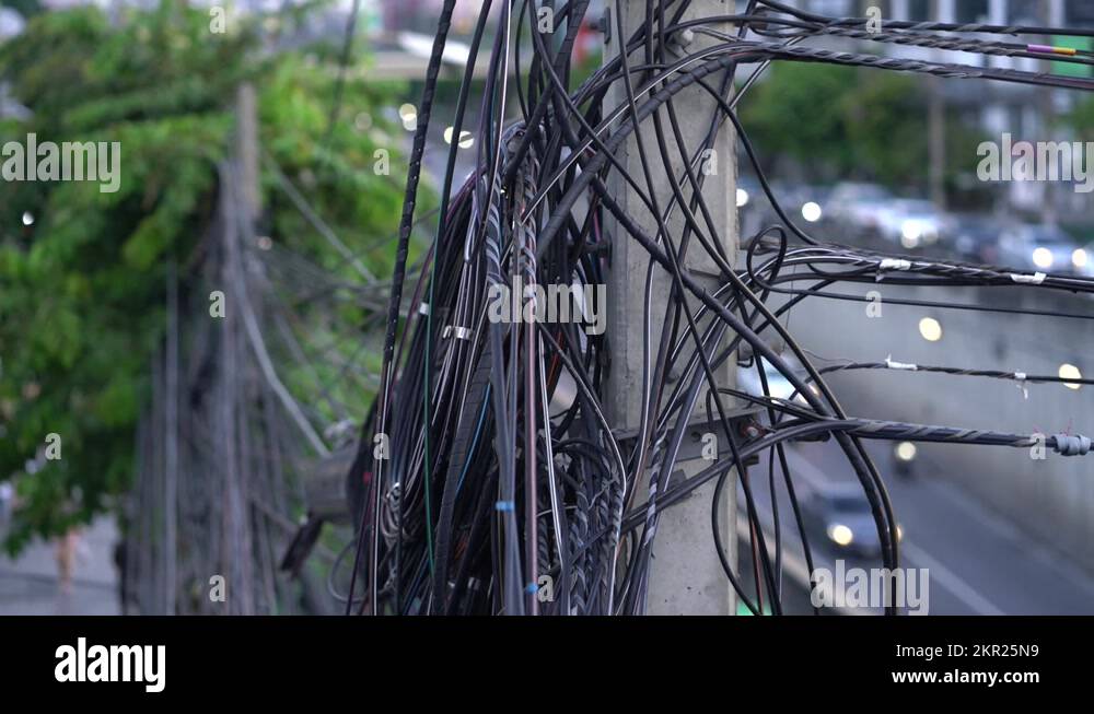 Overhead electricity cables Stock Videos & Footage - HD and 4K Video ...