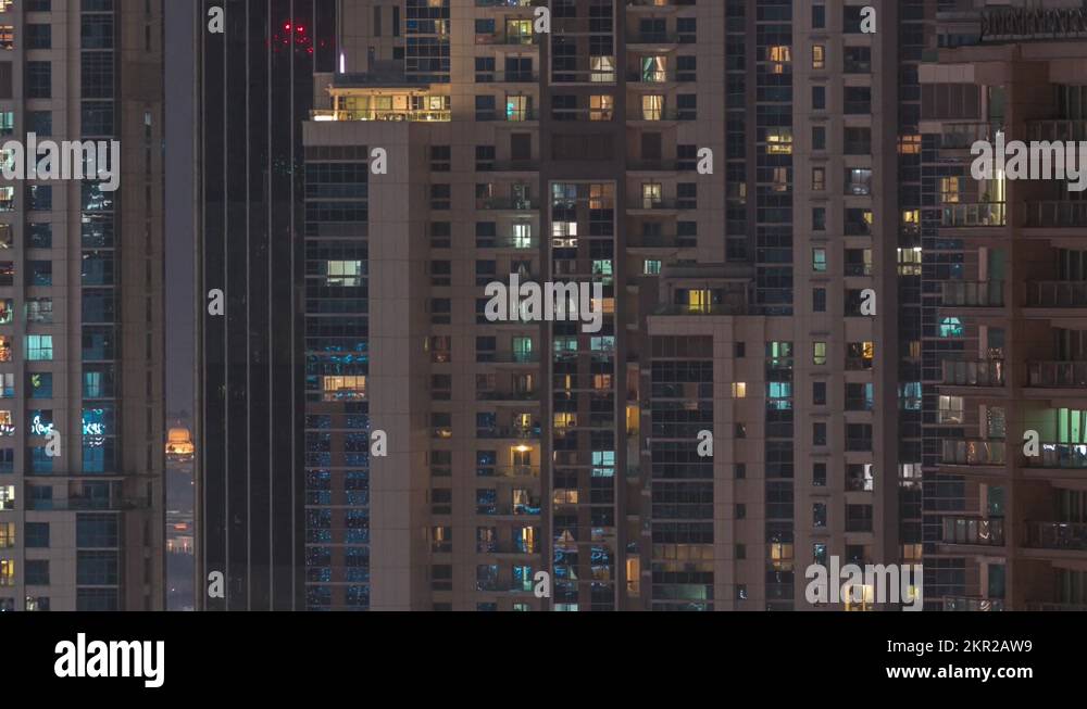 Lights and street lights in high rise building Stock Videos & Footage ...