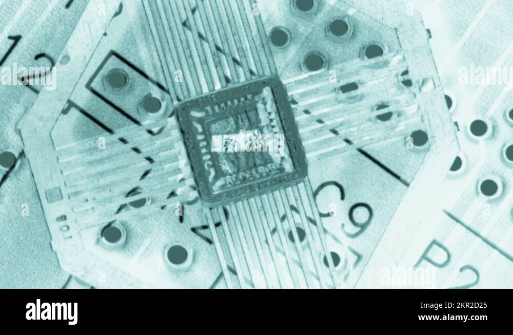 Silicon chips integrated circuit Stock Videos & Footage - HD and 4K ...