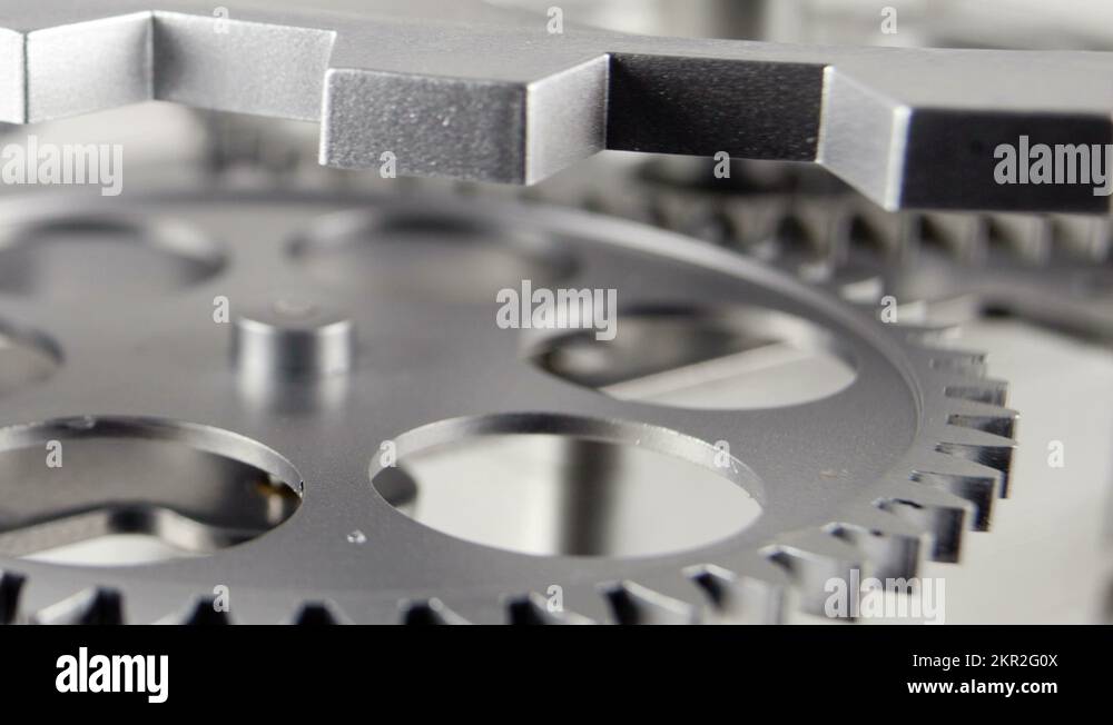 clock face with cogs and dials Stock Video Footage - Alamy