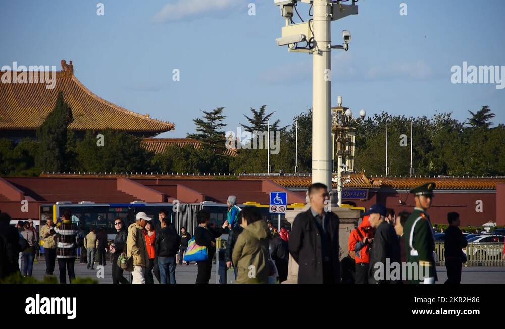 China surveillance cameras tiananmen Stock Videos & Footage - HD and 4K ...