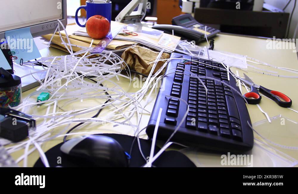 Chaotic office desk Stock Videos & Footage - HD and 4K Video Clips - Alamy
