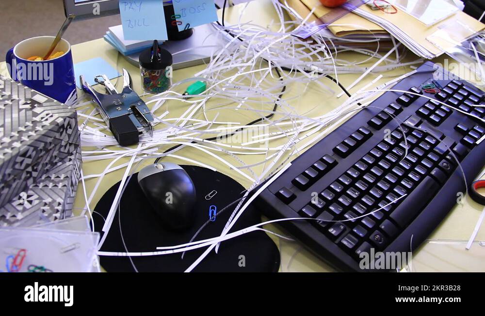 Paperwork desk messy Stock Videos & Footage - HD and 4K Video Clips - Alamy
