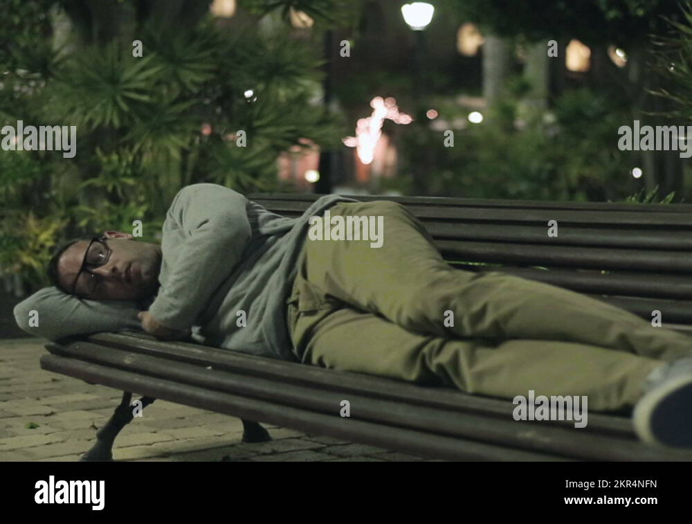 Man sleeping on bench in Stock Videos & Footage - HD and 4K Video Clips ...