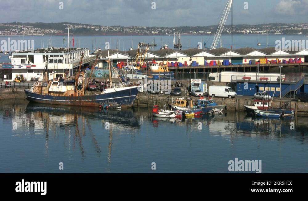 Fishing boats brixham devon quay boats Stock Videos & Footage - HD and ...