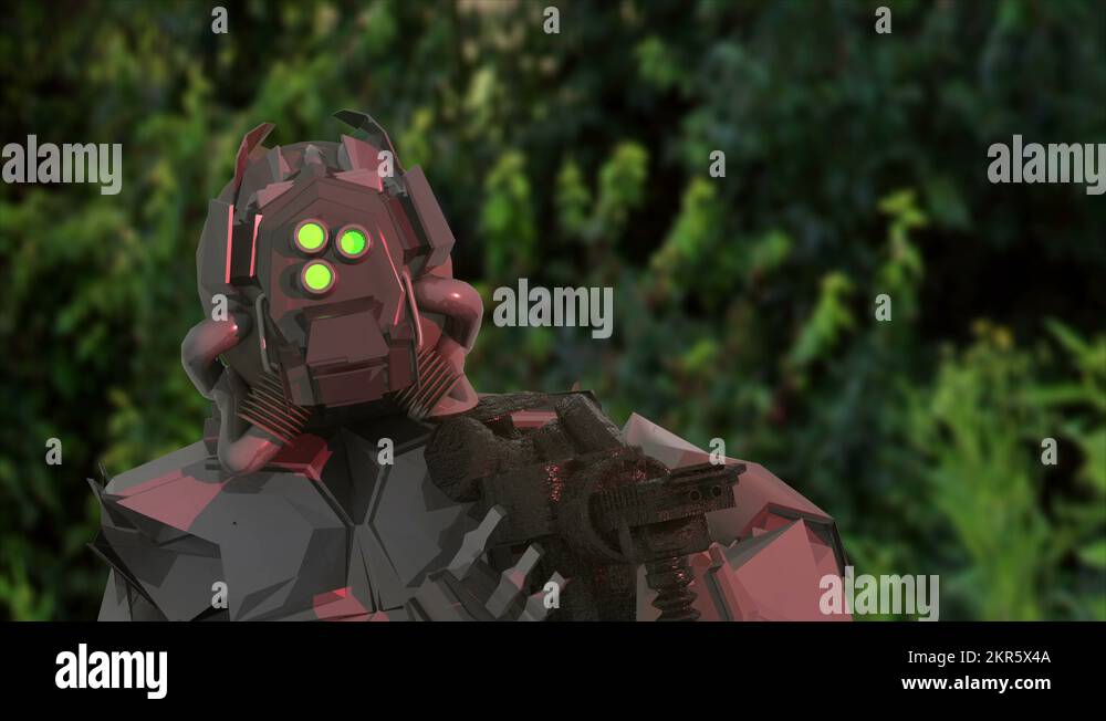 Soldier futuristic android robot Stock Videos & Footage - HD and 4K ...