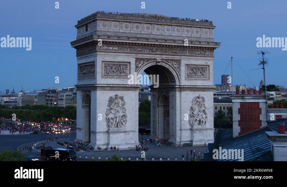 Dusk famous iconic monument paris Stock Videos & Footage - HD and 4K ...