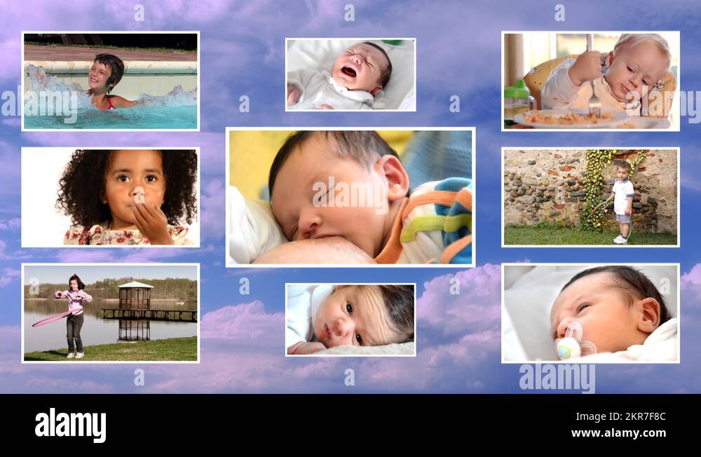 Children collage Stock Videos & Footage - HD and 4K Video Clips - Alamy
