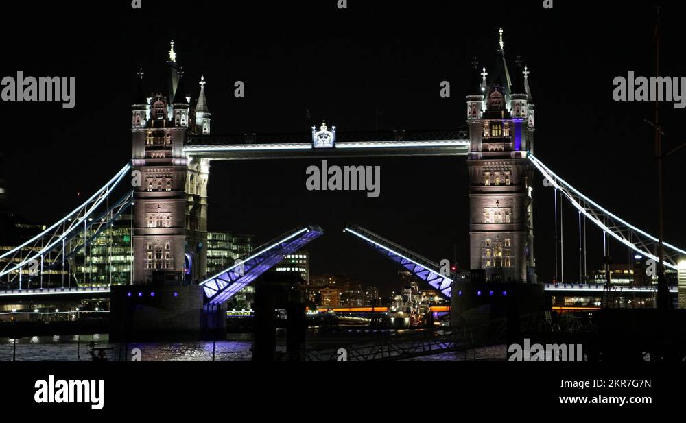 Ultra HD 4K UK Shard Skyscraper Tower Bridge Close Down London ...