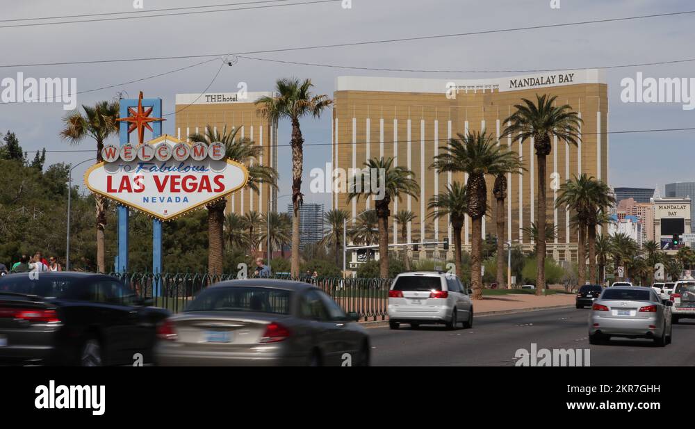 Welcome to las vegas sign strip Stock Videos & Footage - HD and 4K ...