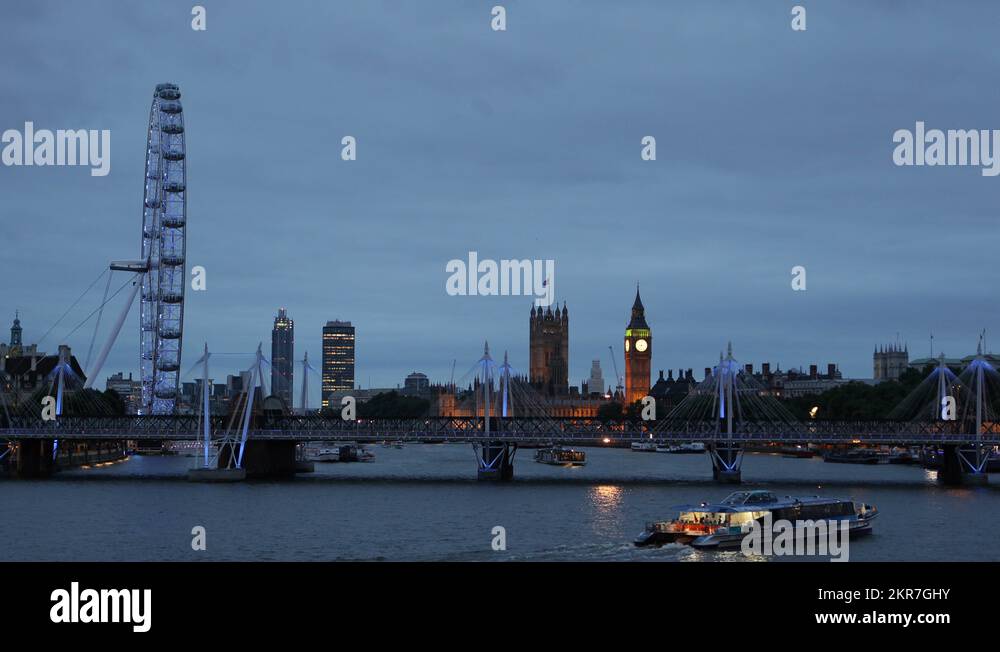 London big ben london eye skyline Stock Videos & Footage - HD and 4K ...