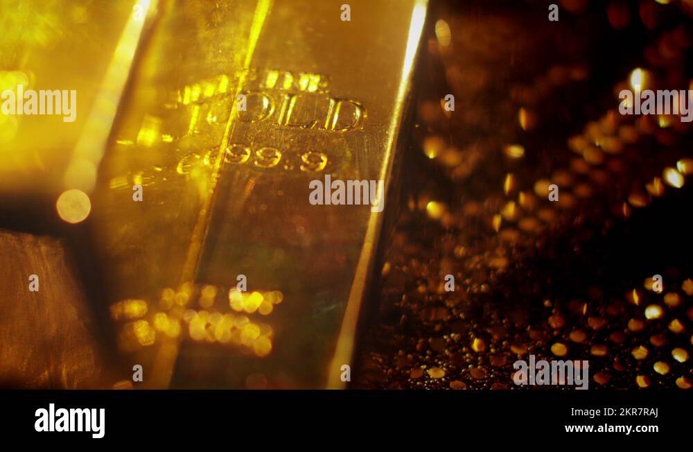 Gold bars, coins and riches. A scene of cluttered treasure and diamonds ...